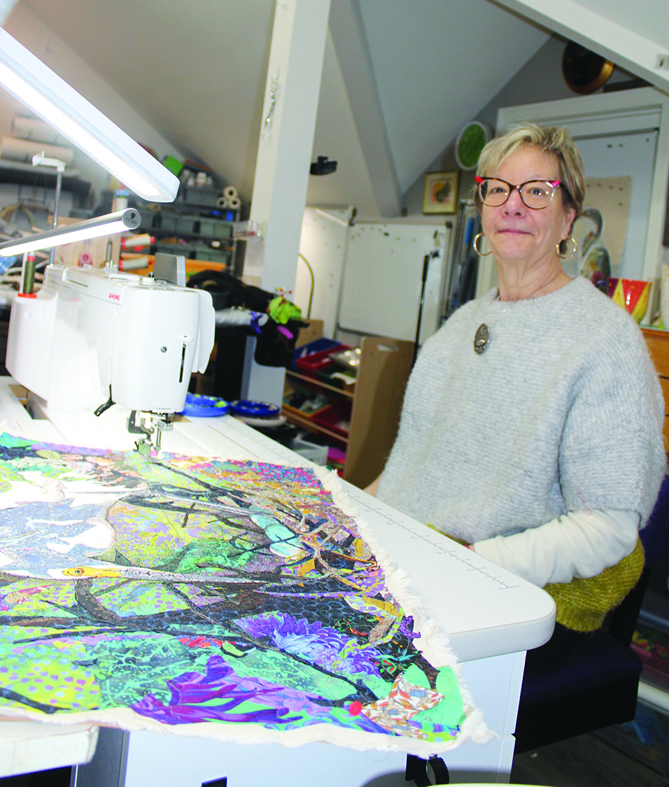 Thread painting a dream scenario for Schauer | Shore Home & Garden Magazine